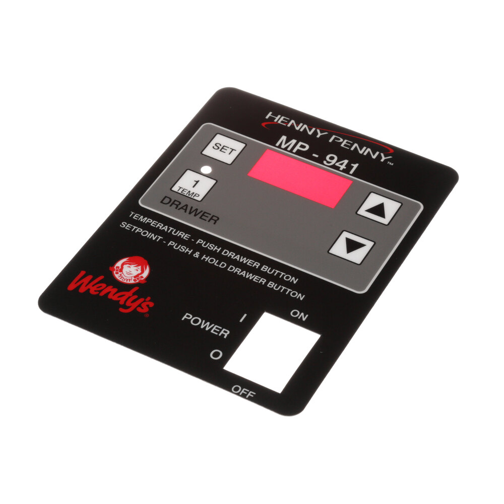 Henny Penny 51463 Decal Mp-941/Cntrl Wendy'S