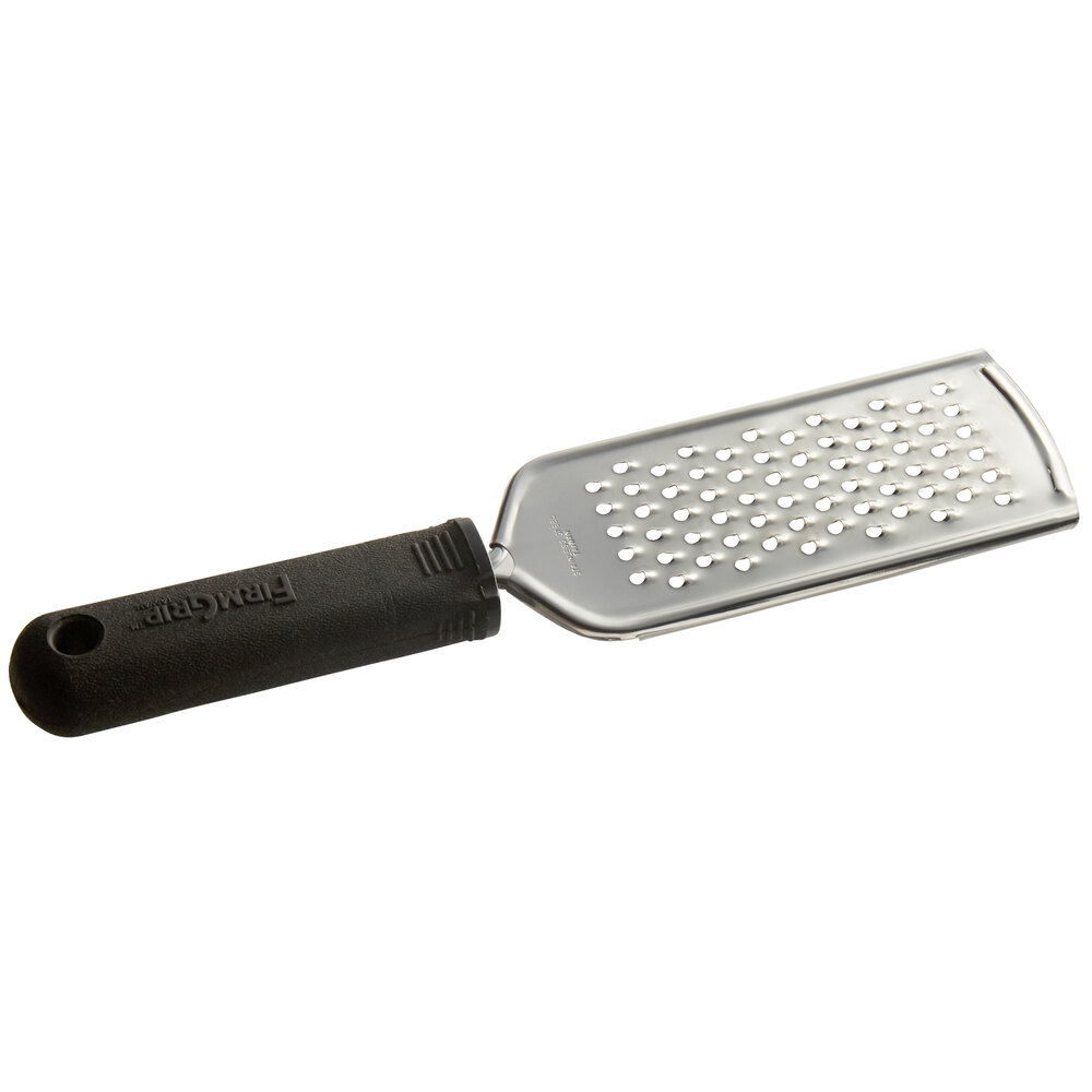 TableCraft 10983 9 1/2" Stainless Steel Coarse Grater with Black ...