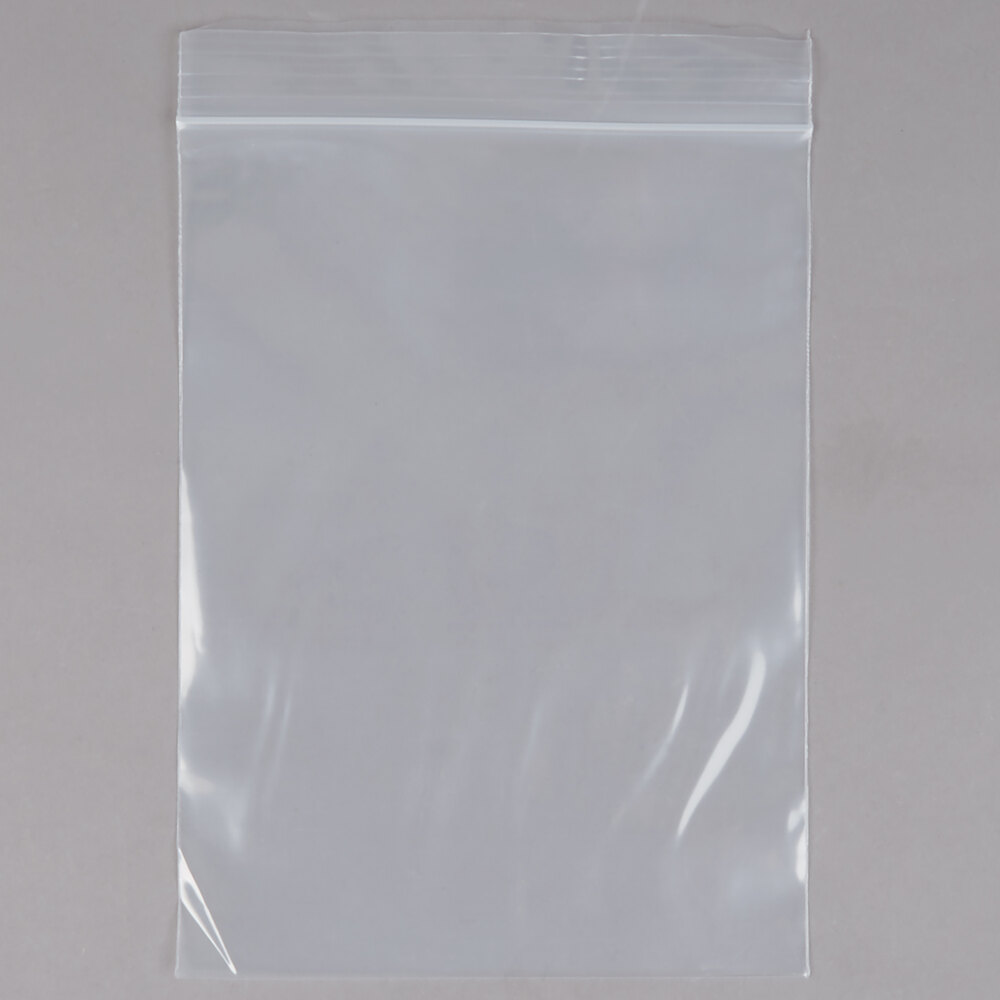 LK Packaging Plastic Food Bag 6" x 8" Pint Size Seal Top with 4 mil ...