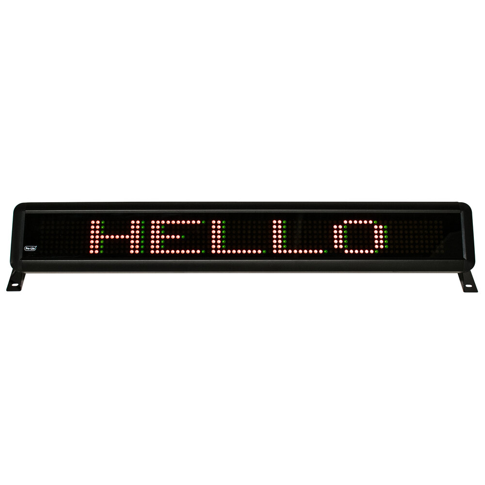 Scrolling LED Sign | TruColor II | Programmable 28'' Scrolling Color ...