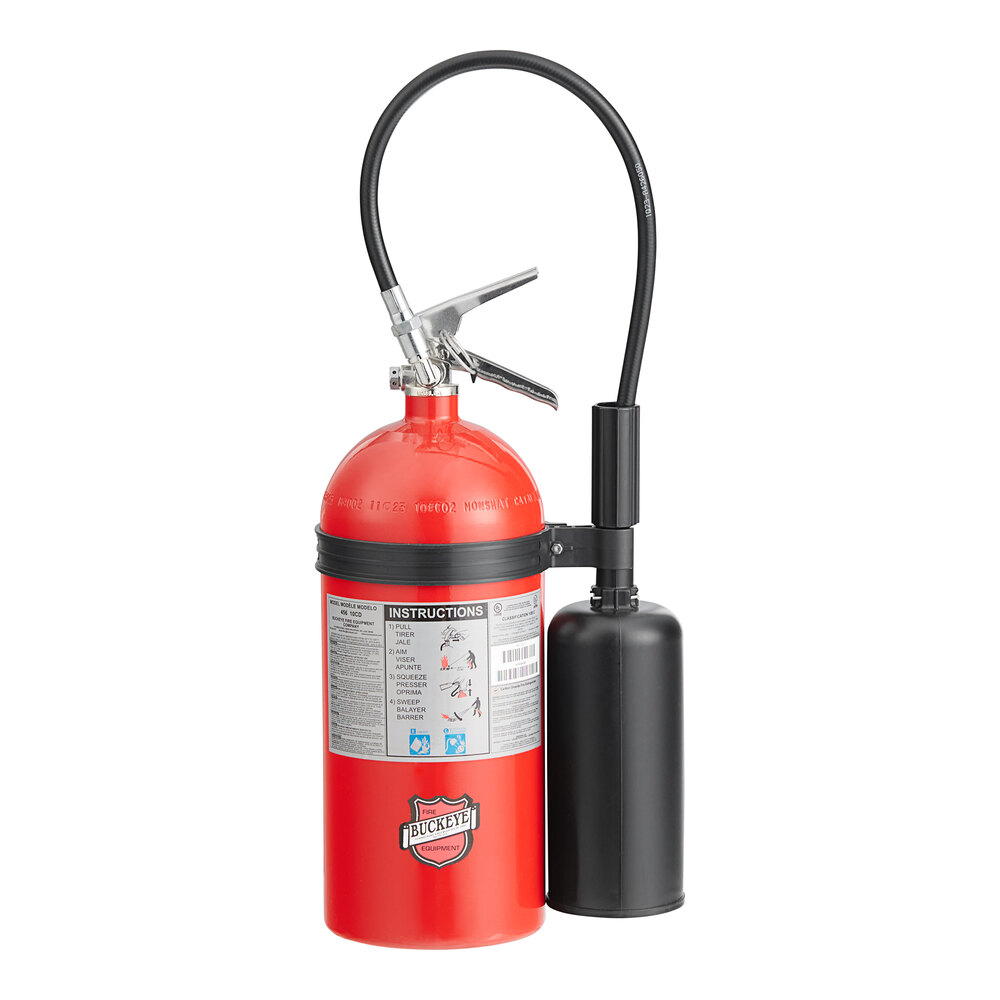 Buckeye 10 lb. Carbon Dioxide BC Fire Extinguisher - Rechargeable ...