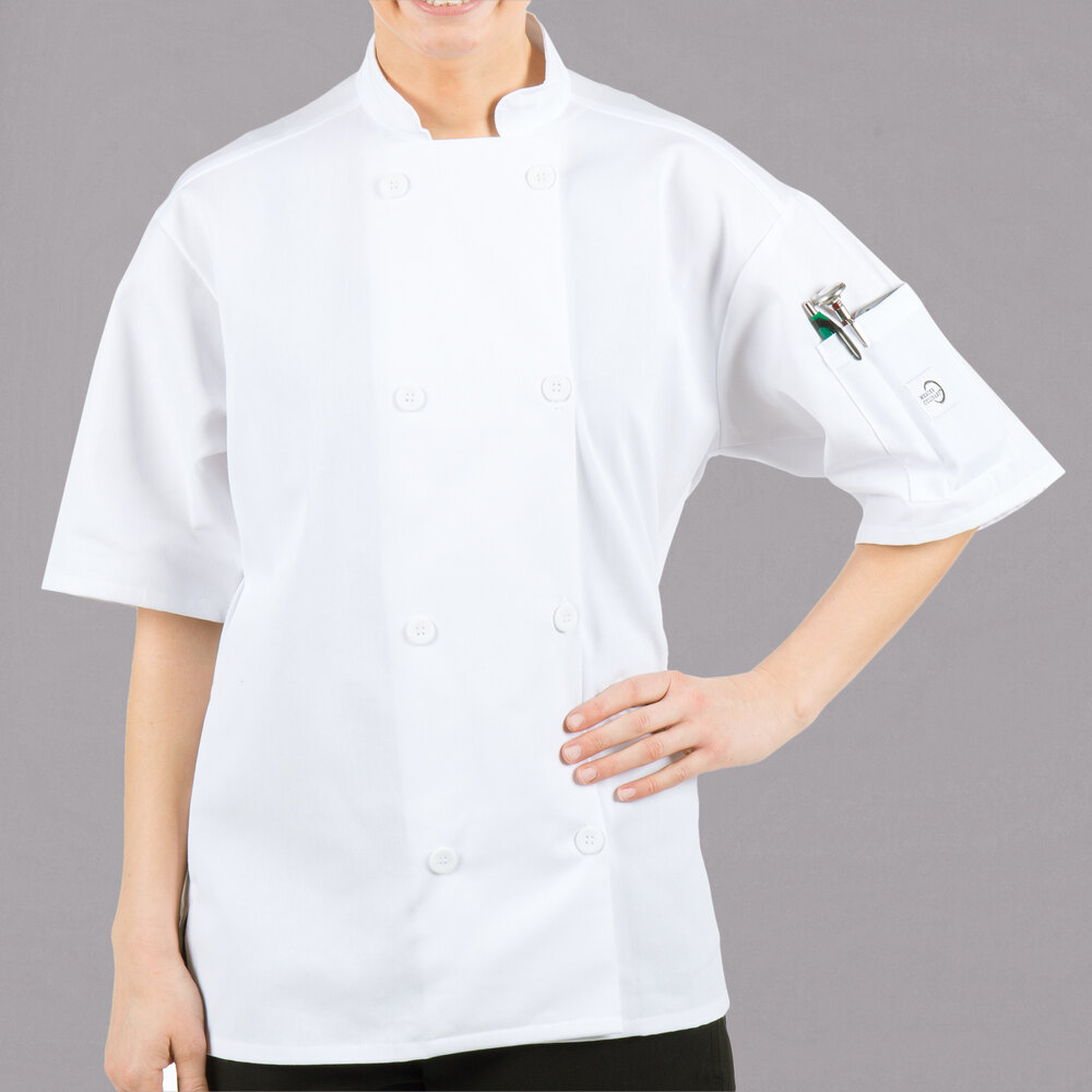 Mercer Culinary Millennia Air® Unisex Lightweight White Customizable ...