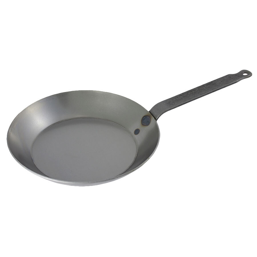 Matfer Bourgeat 062009 17 3/4" Black Carbon Steel Fry Pan