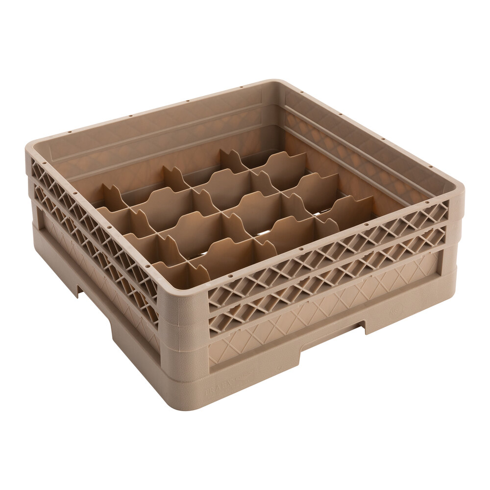 Vollrath CR5AA Traex® 20 Compartment Beige Full-Size Closed Wall 6 3/8 ...