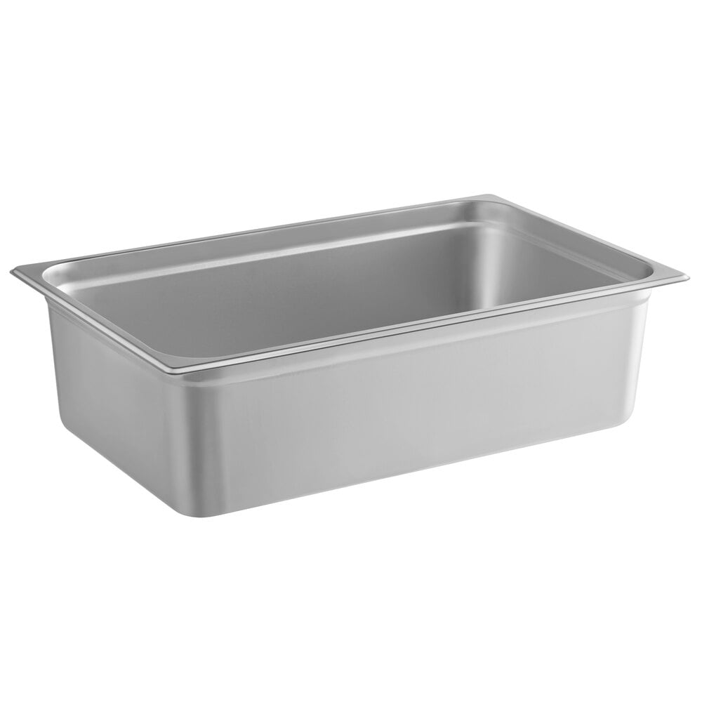 Full Size Steam Table Pan (6" Deep, Stainless Steel)