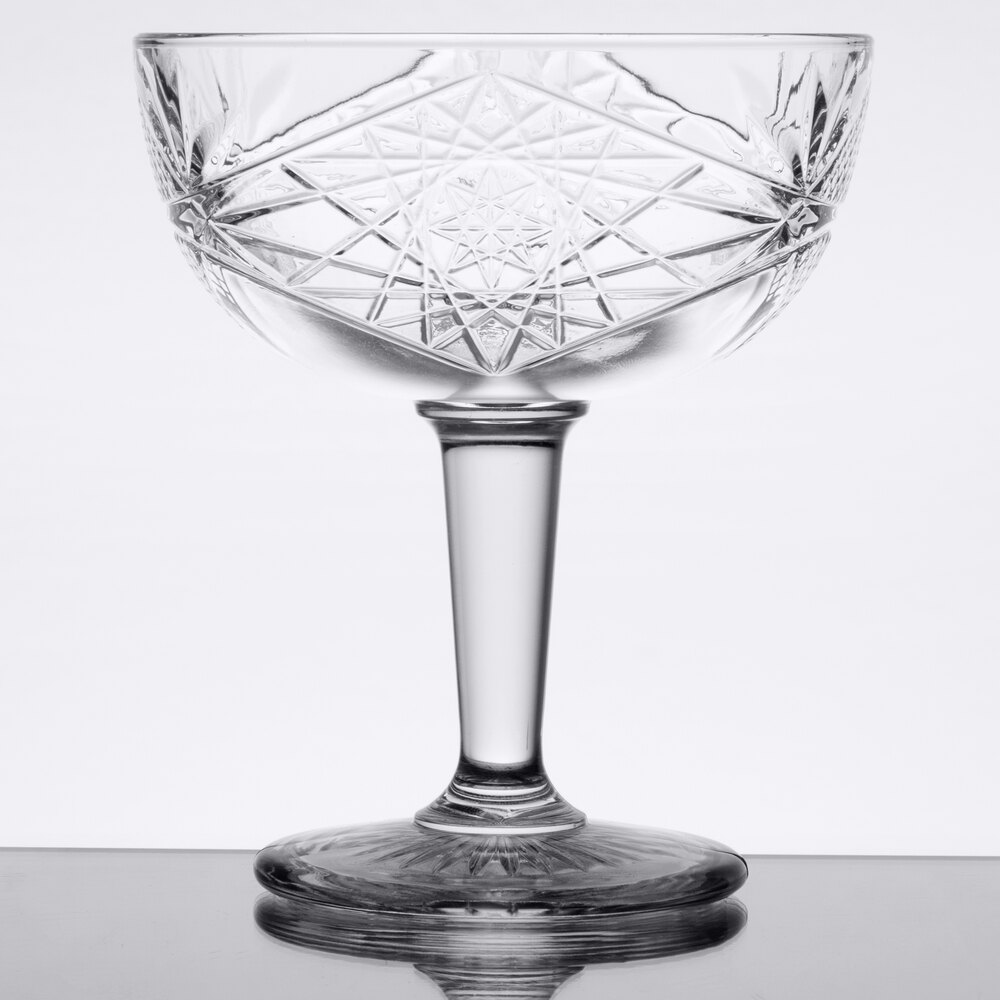 Libbey 929799 Hobstar 8.5 oz. Coupe Cocktail Glass - 12/Case