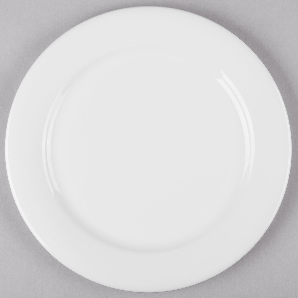 Reserve by Libbey 911190033 International 9" Bone China Round Plate ...