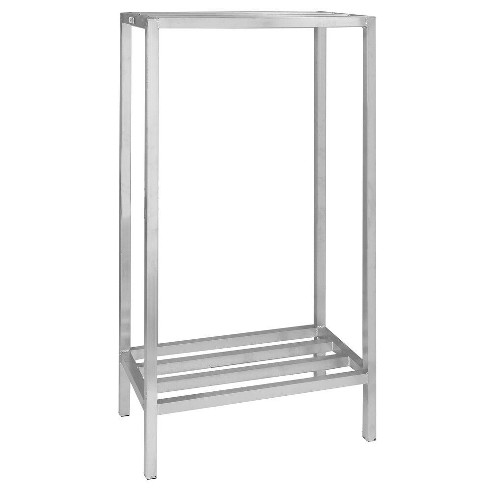 Channel ED2442-2 42" x 24" x 64" Two Shelf Aluminum Dunnage Shelving ...