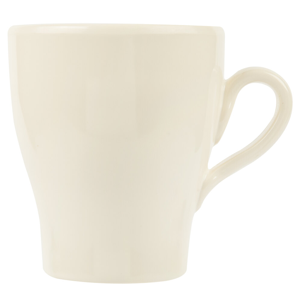 Elite Global Solutions D5C 16 oz. Antique White Melamine Mug - 6/Case