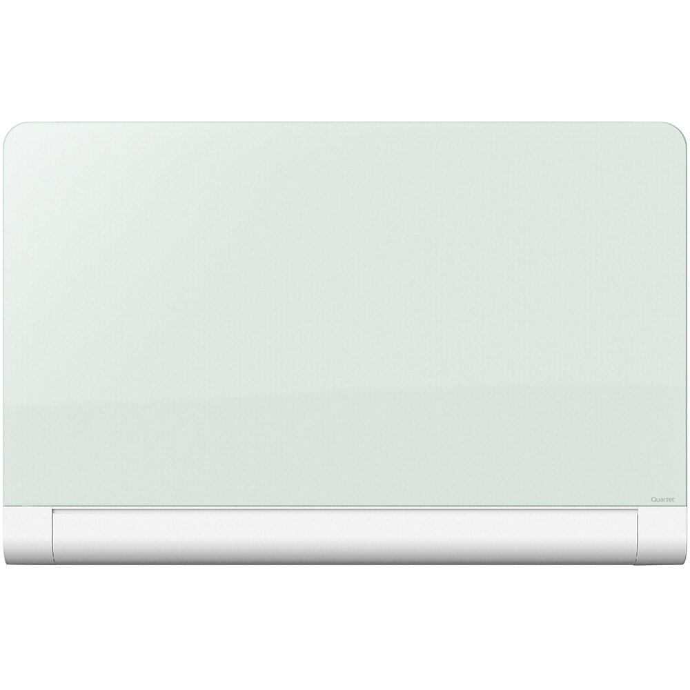 Quartet G7442HT 74" x 42" White Frameless Magnetic Glass Markerboard ...