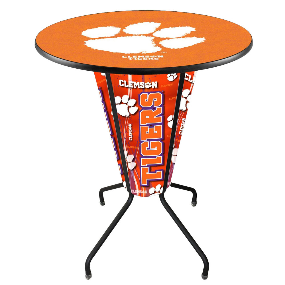 Holland Bar Stool L218B42Clmson36RClmson Clemson University 36" Round ...