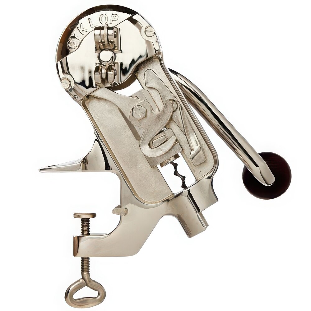 Franmara 4025 Cyklop Nickel-Plated Counter Mount Wine Bottle Opener