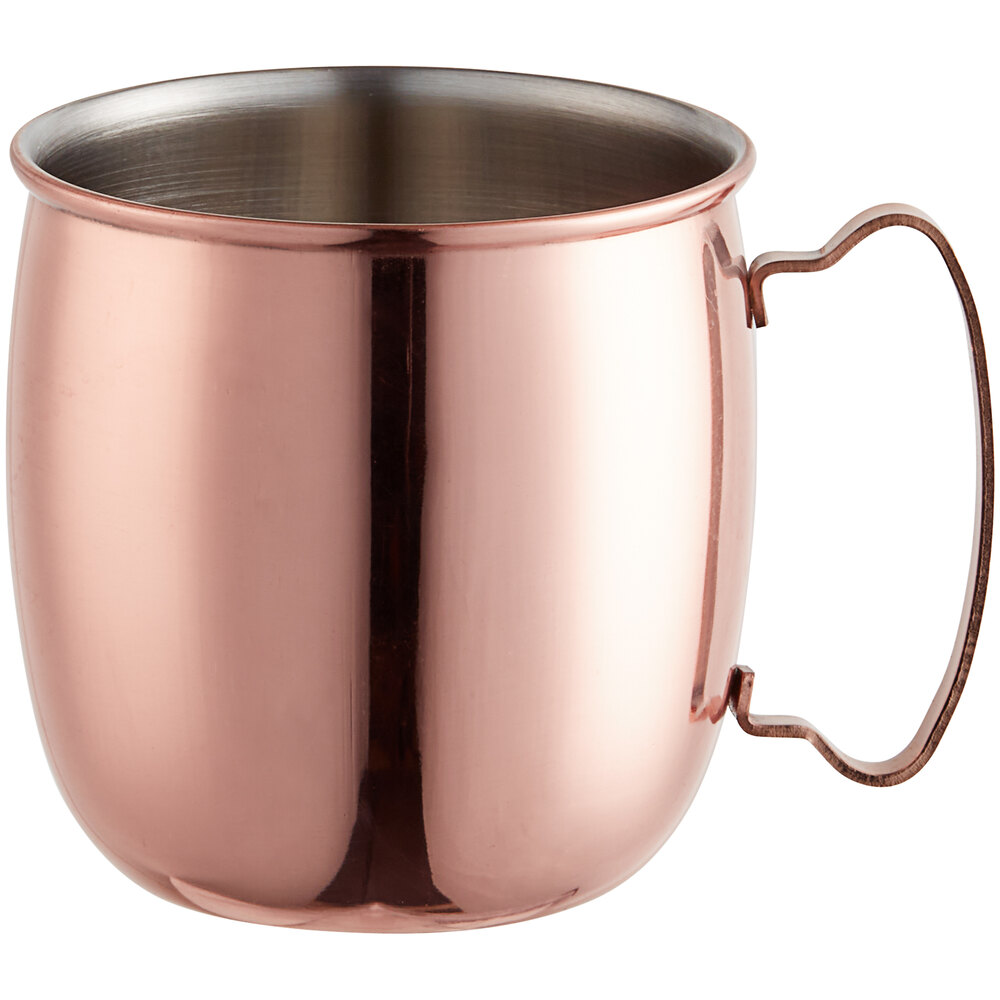 Acopa Copper Moscow Mule Mug (12/Pack) - WebstaurantStore