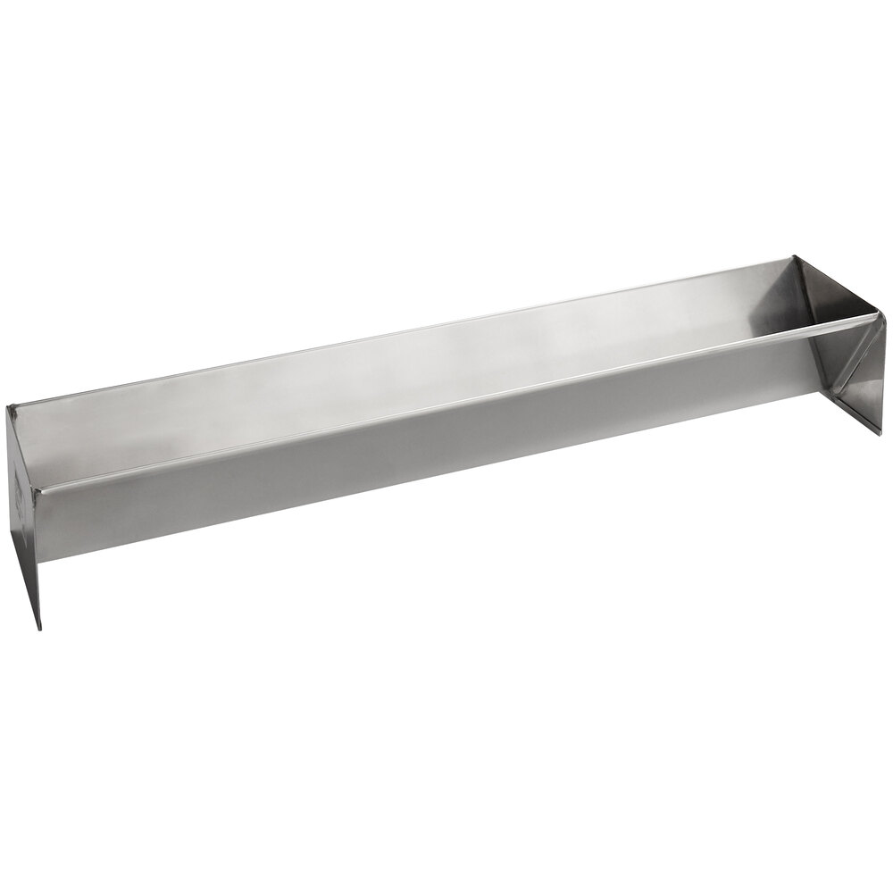 Matfer Bourgeat 340622 19 3/4" x 3 1/2" x 3" Triangular Stainless Steel ...