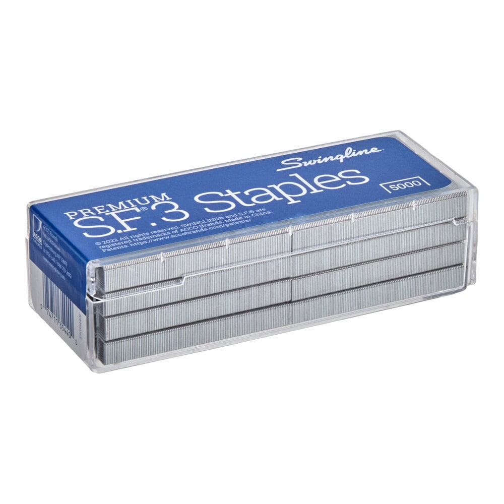 Swingline 35440 S. F. 105 Half Strip Count 1/4" Premium Chisel Point ...