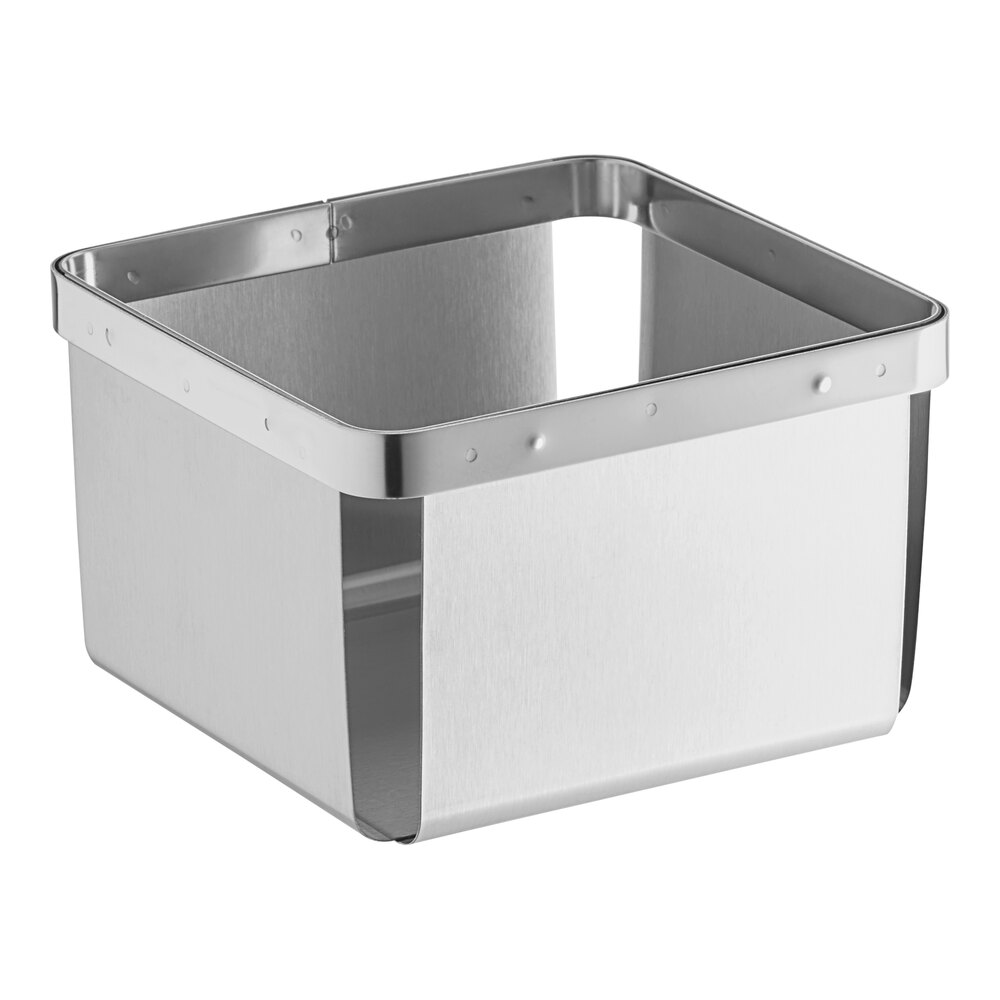 Clipper Mill by G.E.T. 4-80848 5" Stainless Steel Square Berry Basket