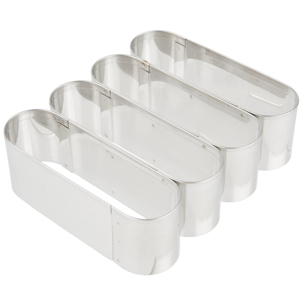 Ateco 5153 5" Stainless Steel Oval Cutter