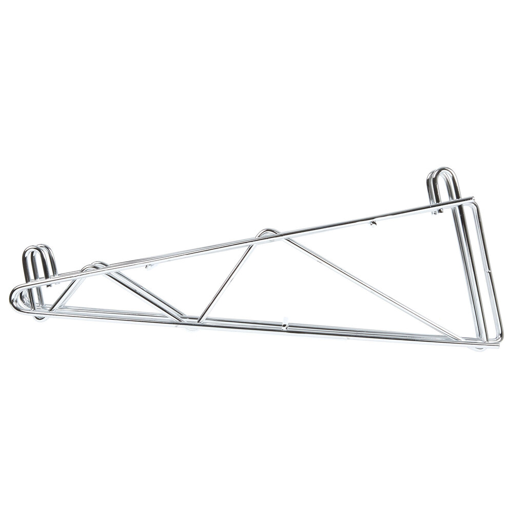 Metro 2WD18C Super Erecta Chrome Double Direct Wall Mount Bracket for Adjoining 18" Shelves