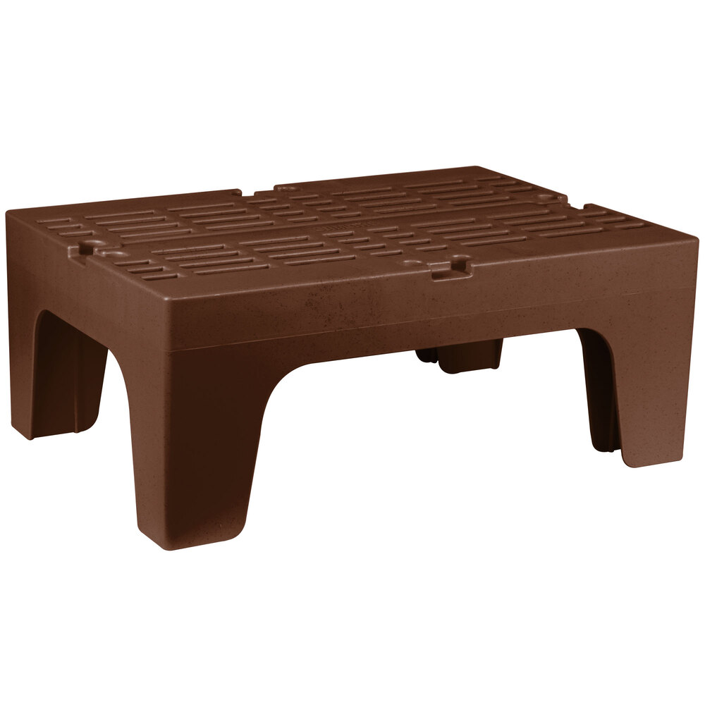 Cambro DRS300131 S-Series 30" x 21" x 12" Brown Slotted Top Bow Tie ...