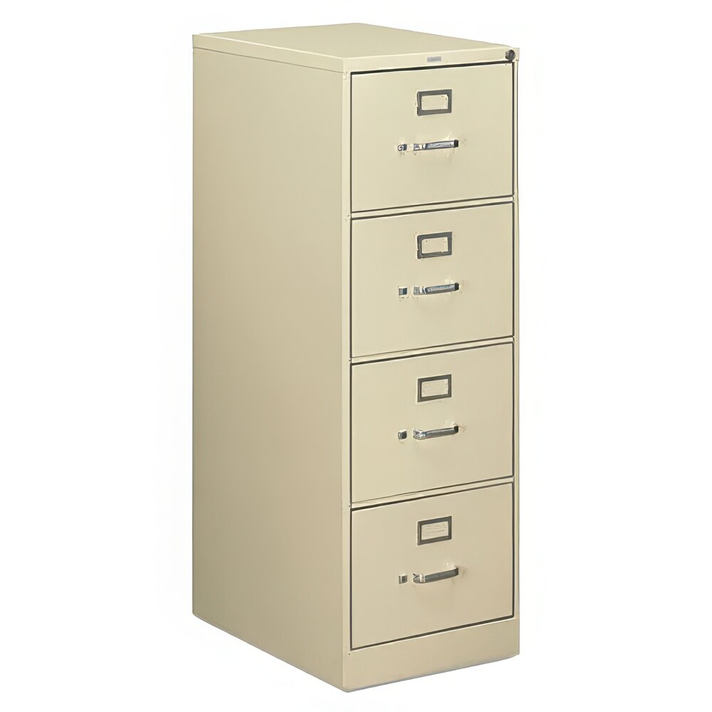 HON 514CPL 510 Series 18 1/4" x 25" x 52" Putty Four-Drawer Metal Full ...