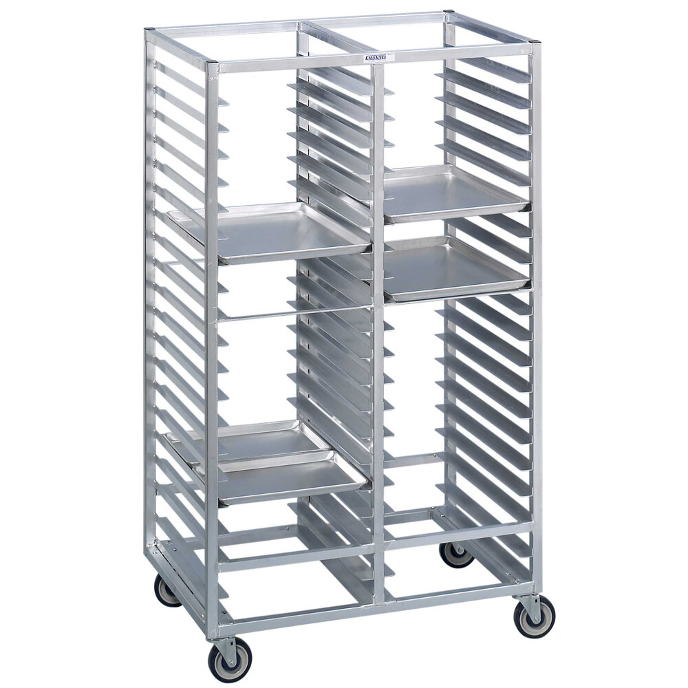 Channel 422A 30 Pan Bottom Load Double Aluminum Bun / Sheet Pan Rack ...