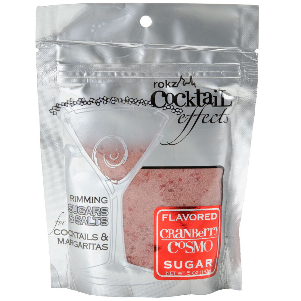 Rokz 5 oz. Cranberry Cosmo Cocktail Rimming Sugar