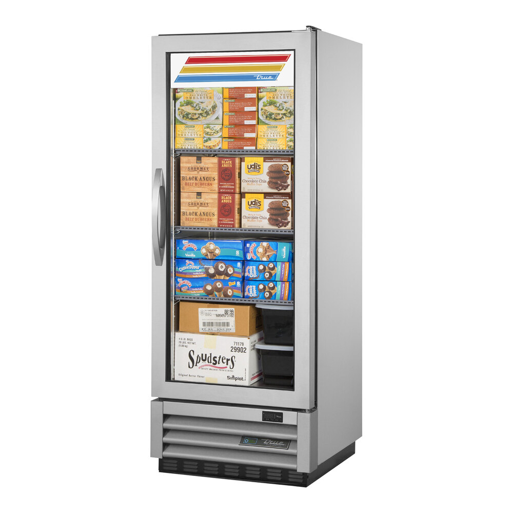 True T-12FG-HC~FGD01 24 7/8" One Section Glass Door Reach-In Freezer ...