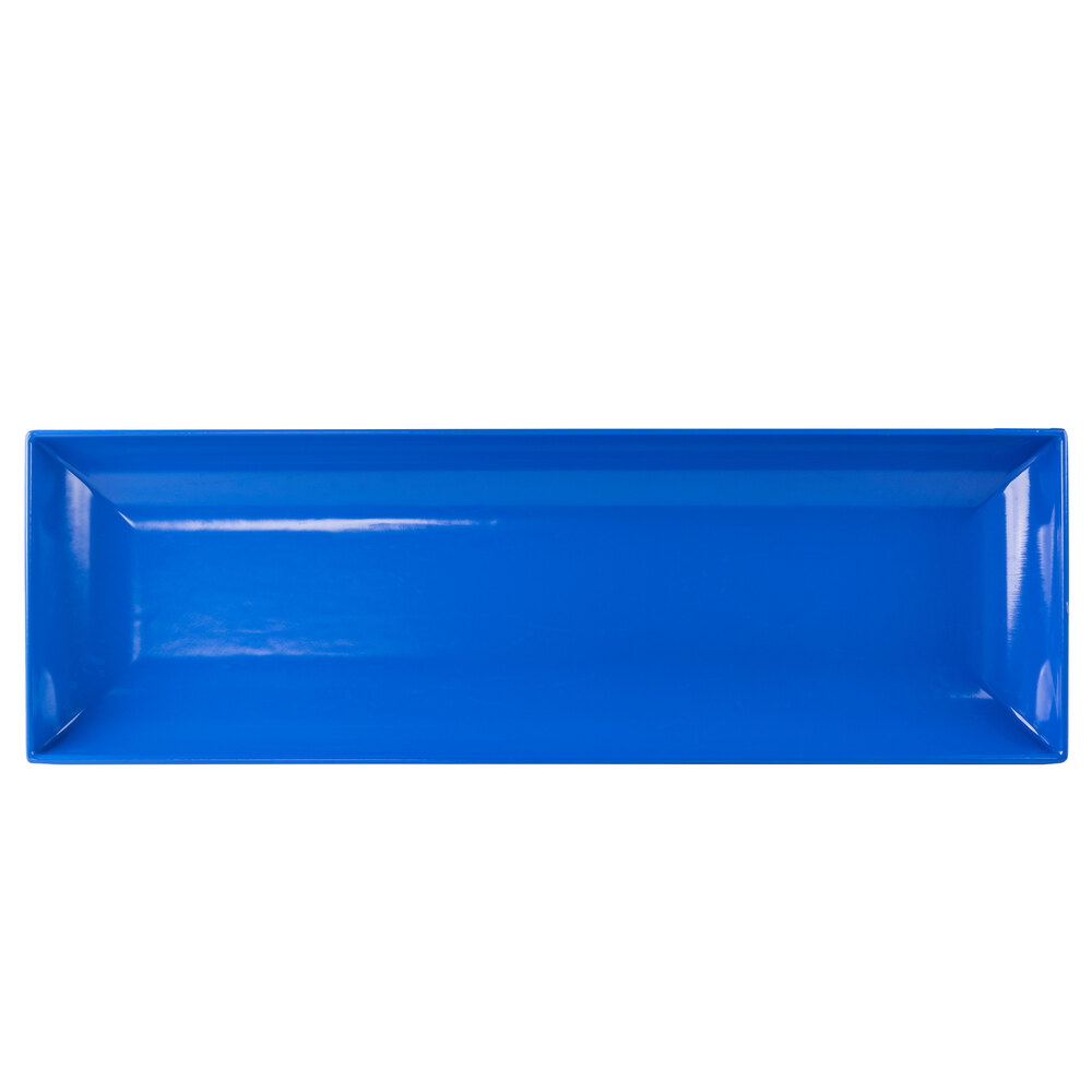 TableCraft CW11047CBL 25" x 8" x 2 1/2" Cobalt Blue Cast Aluminum ...