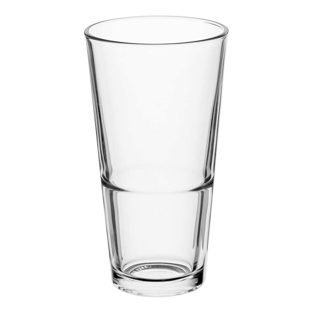 Libbey Restaurant Basics 20 oz. Customizable Rim Tempered Stackable Mixing Glass - 24/Case