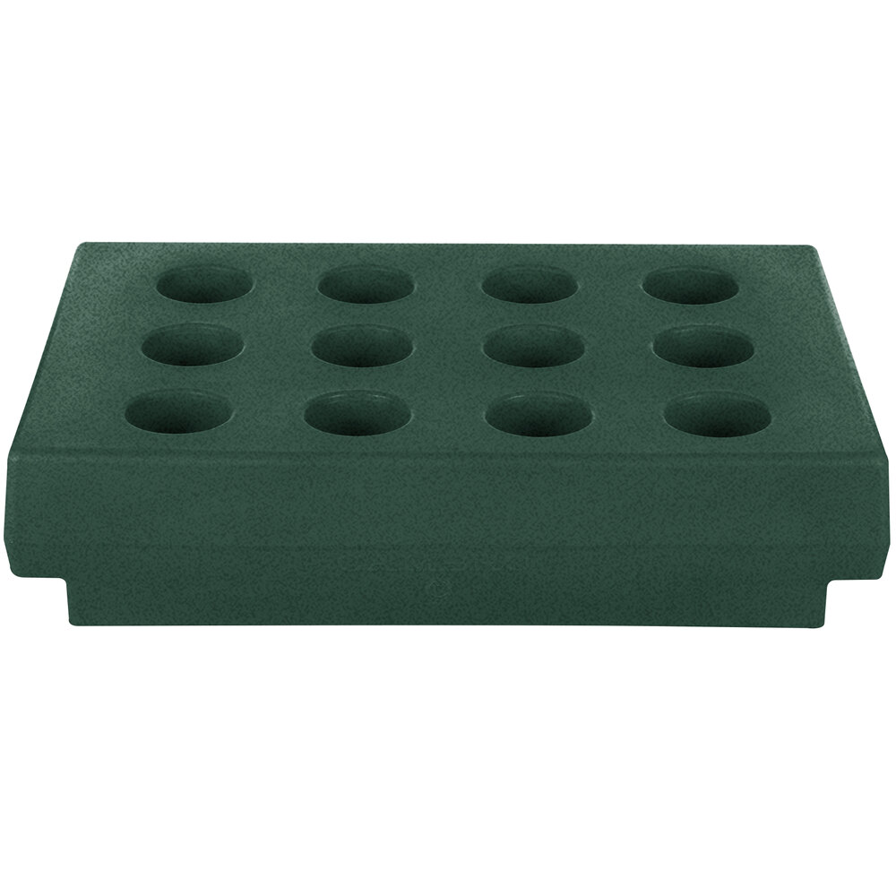 Cambro CR12192 Granite Green Full Size Cutlery Rack
