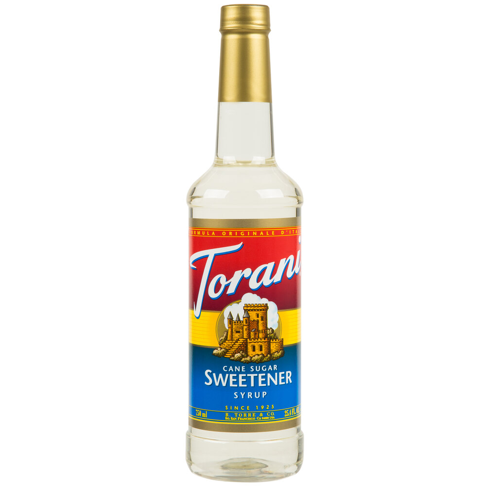 Torani Cane Sugar Syrup - 750 mL: Shop at WebstaurantStore