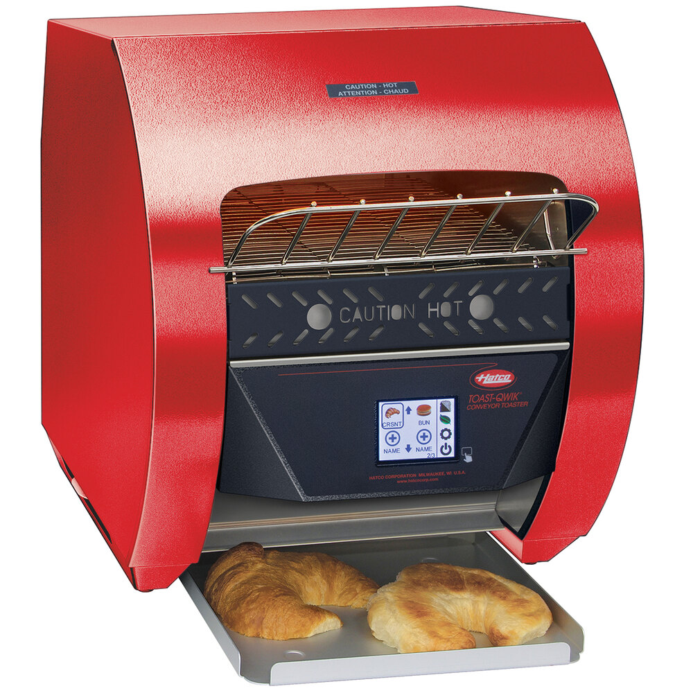 Hatco TQ3-400 Toast-Qwik Red Conveyor Toaster with 2" Opening and ...