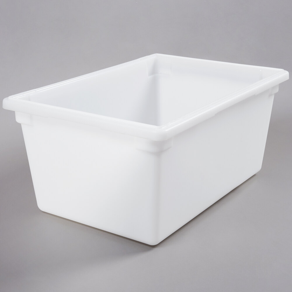 Carlisle 1064302 StorPlus White Food Storage Box - 26" x 18" x 12"