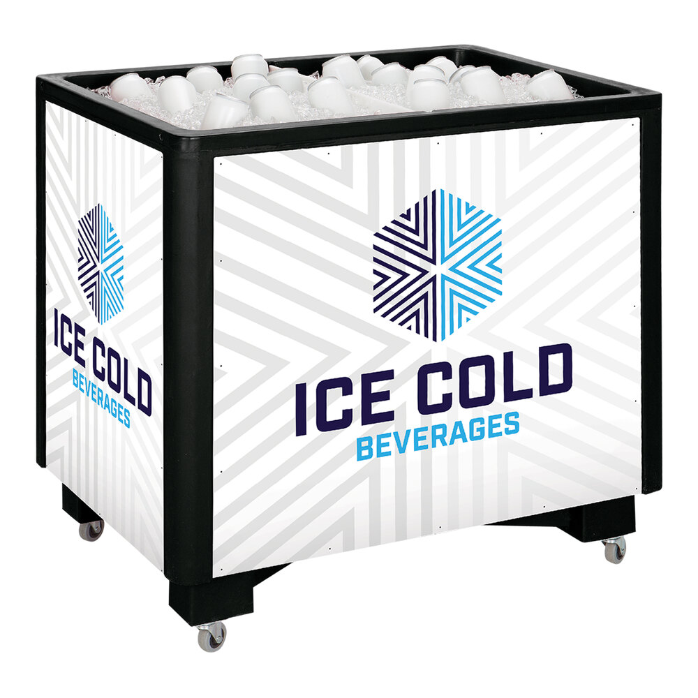 IRP Black Ice Saver 3501544 Mobile 100 Qt. Frost Box with Casters