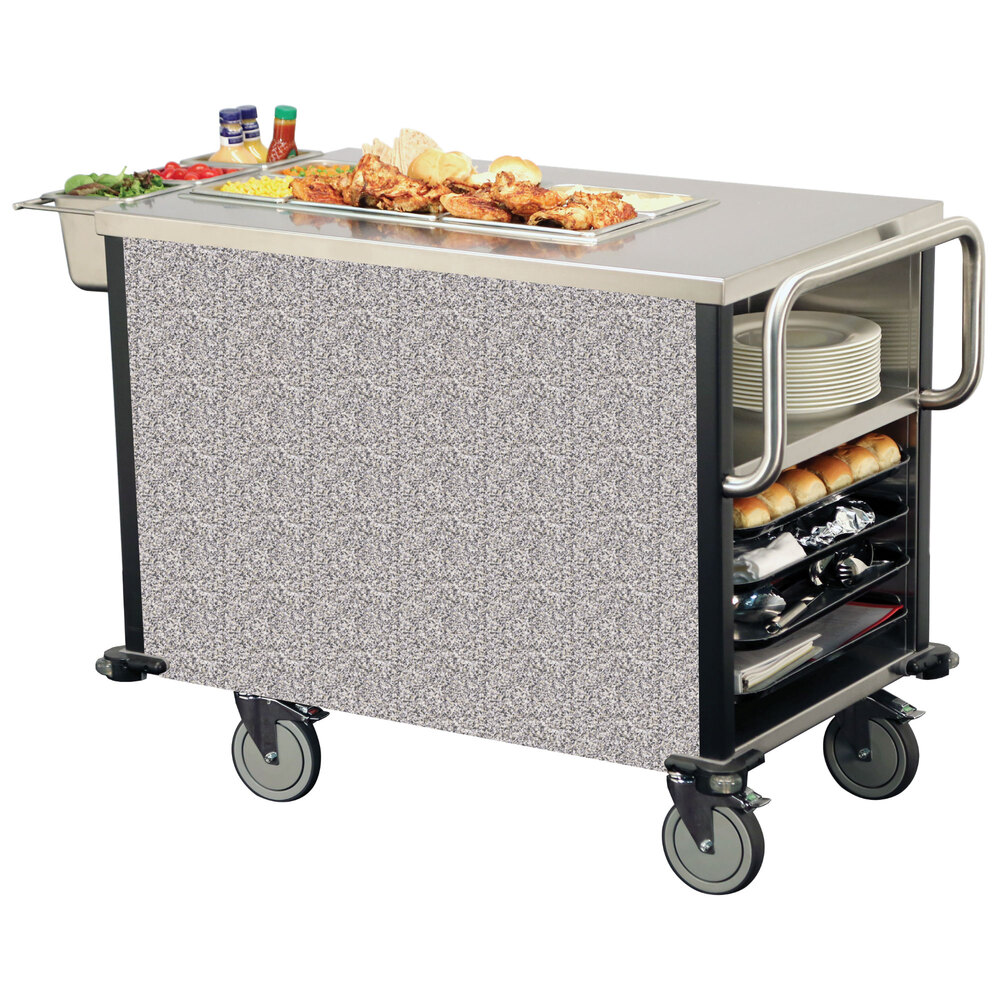 Lakeside 6754GS SuzyQ Gray Sand Dining Room Meal Serving System with ...