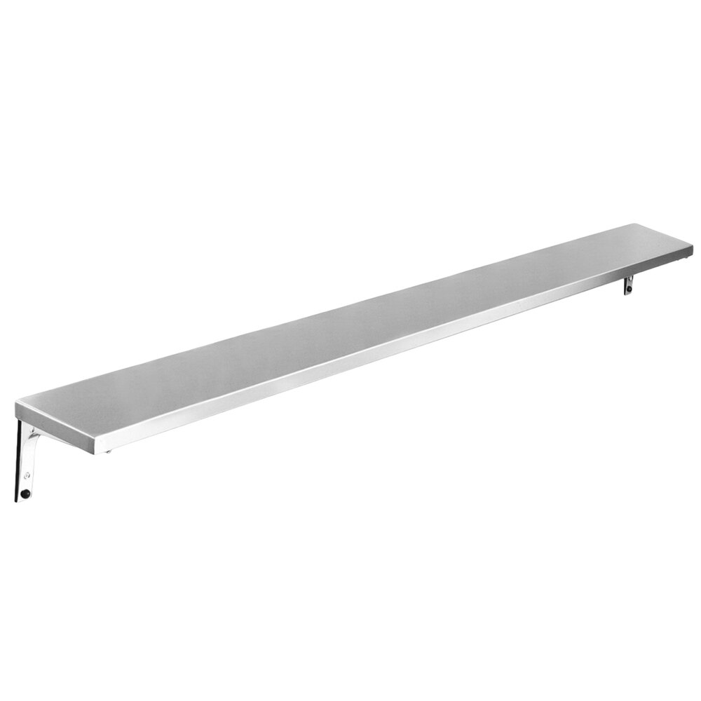 Eagle Group TS-DB-HT6 94 1/2" x 10" Stainless Steel Solid Tray Slide ...