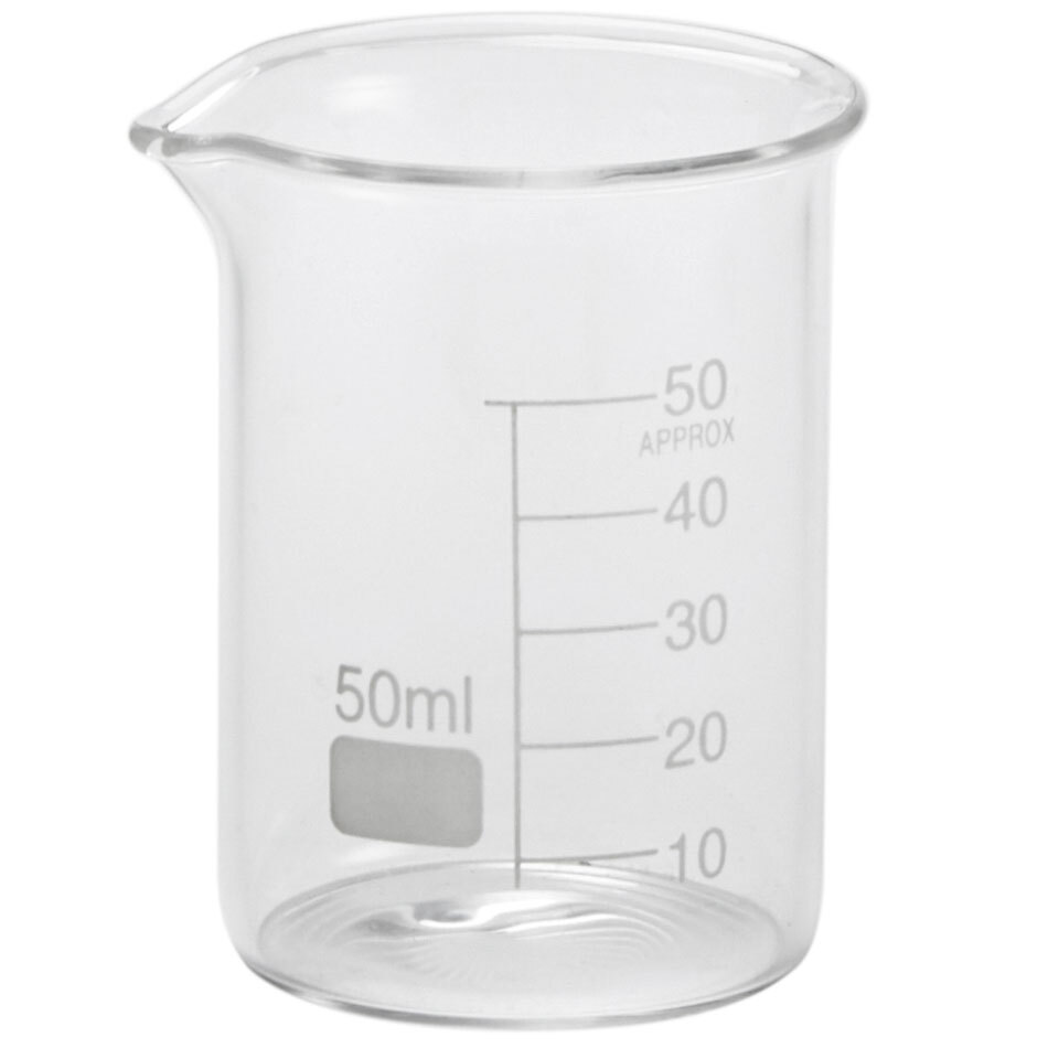 American Metalcraft GBE2 Chemistry Collection 1.75 oz. (50 mL) Beaker Glass