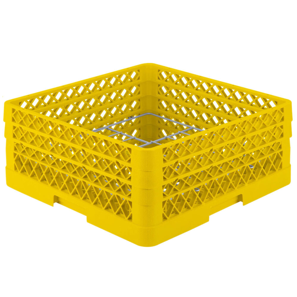 Vollrath PM1211-3-08 Traex® Plate Crate Yellow 12 Compartment Plate ...