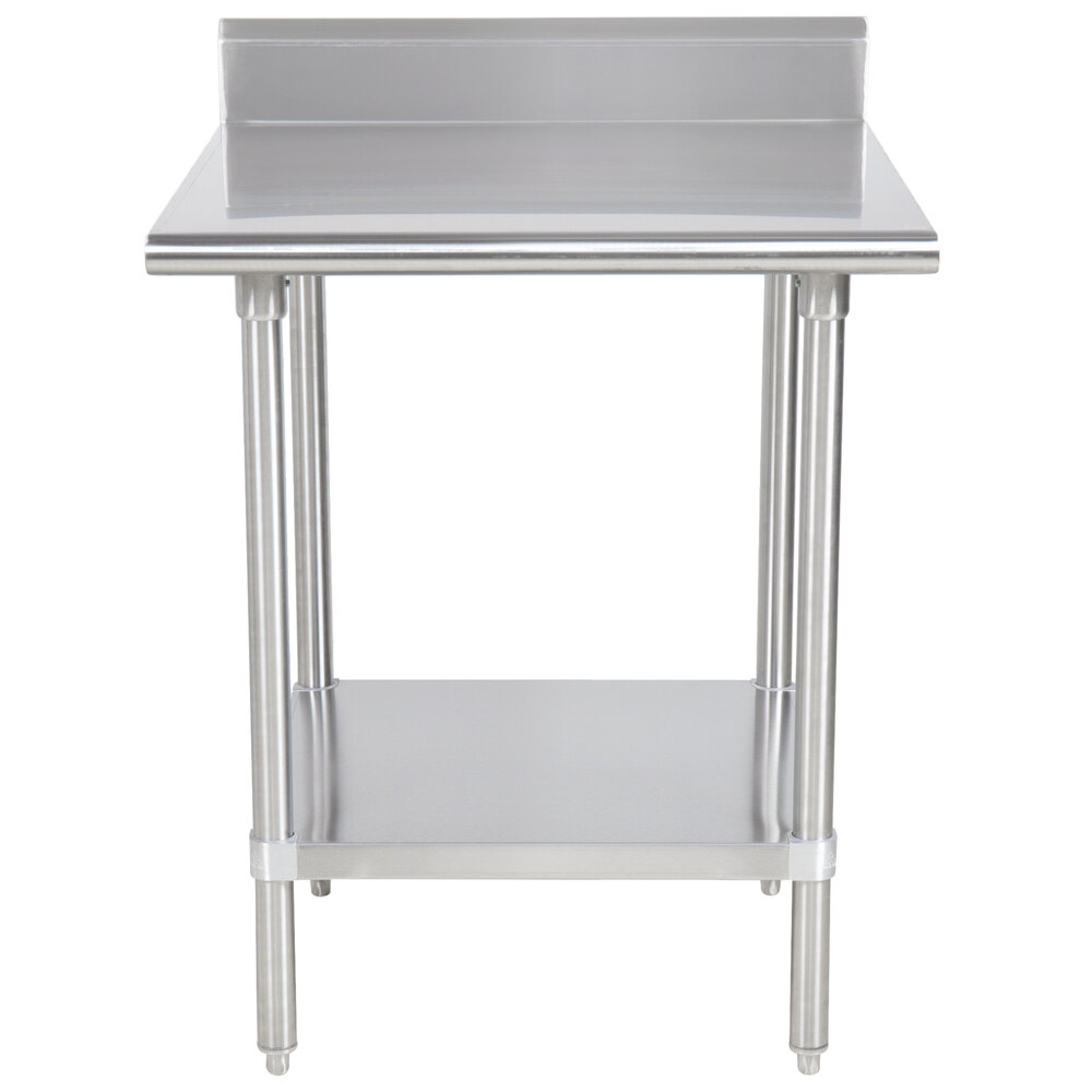 Advance Tabco KSS-300 30" x 30" 14 Gauge Work Table with Stainless ...