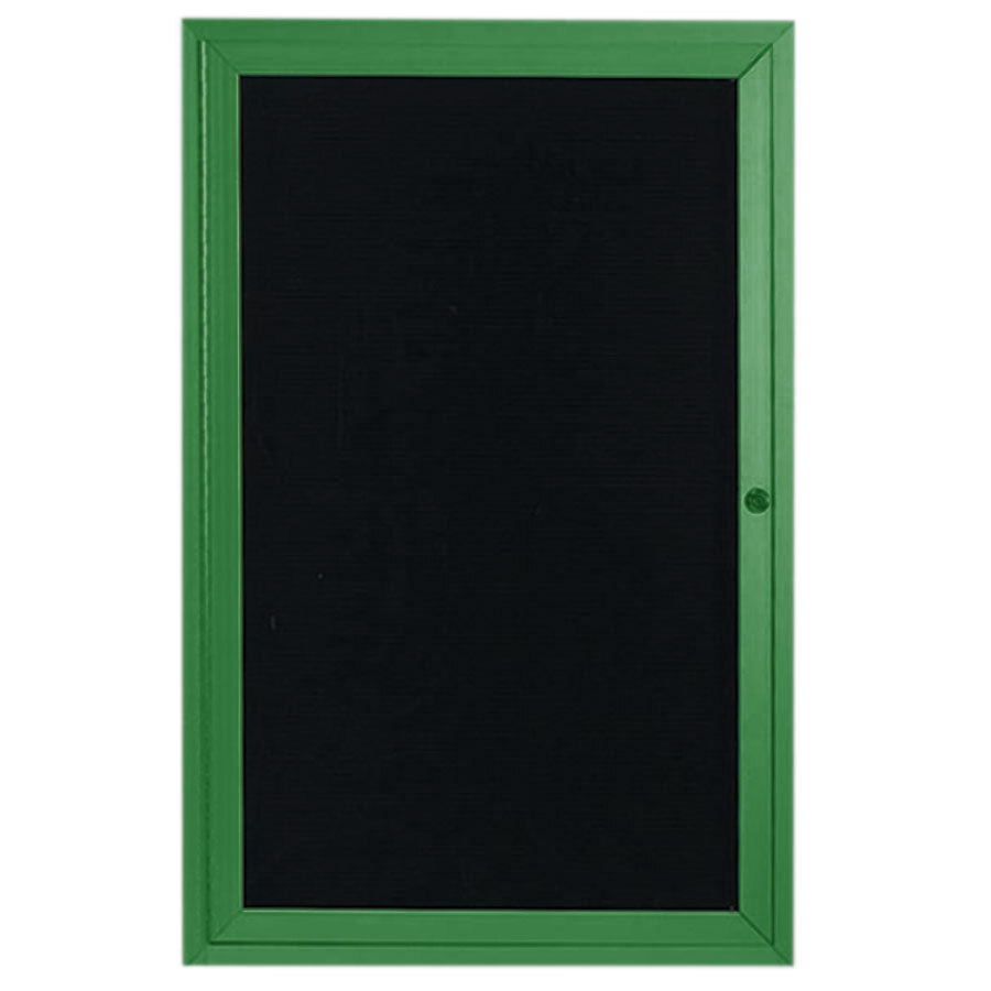 Aarco ADC3630G 36" x 30" Enclosed Hinged Locking 1 Door Powder Coated ...
