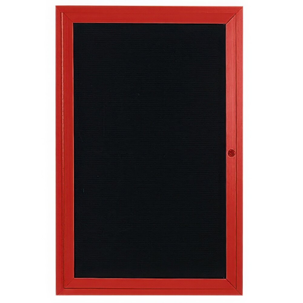 Aarco ADC3624R 36" x 24" Enclosed Hinged Locking 1 Door Powder Coated ...