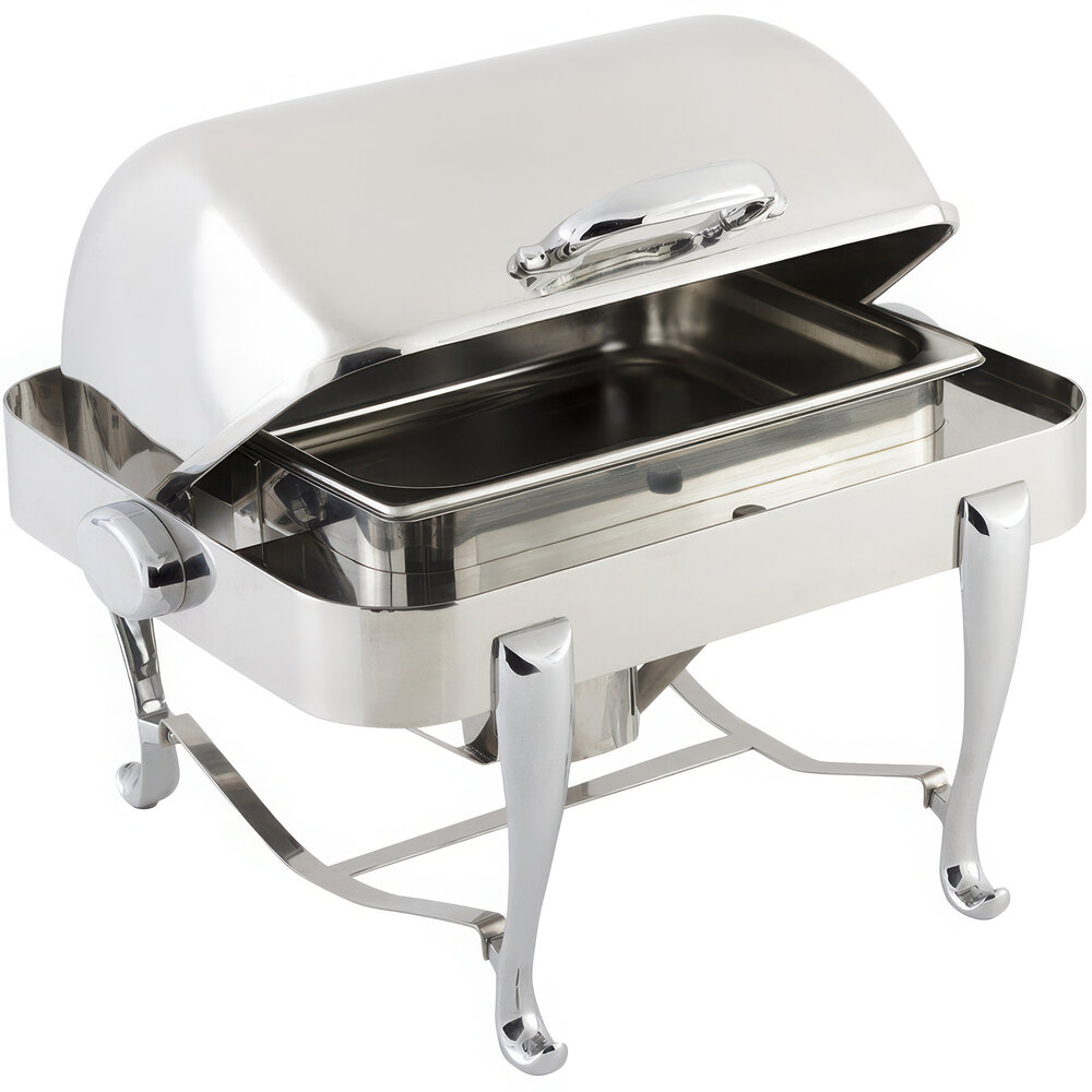 Bon Chef 19150CH Roman Sleek 3 Qt. Dripless Stainless Steel with Chrome ...