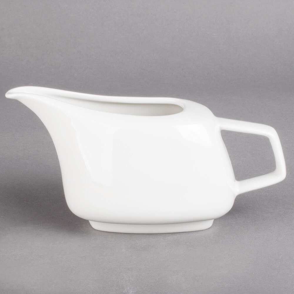 Villeroy & Boch 16-4004-3450 Affinity 17 oz. White Porcelain Sauceboat ...