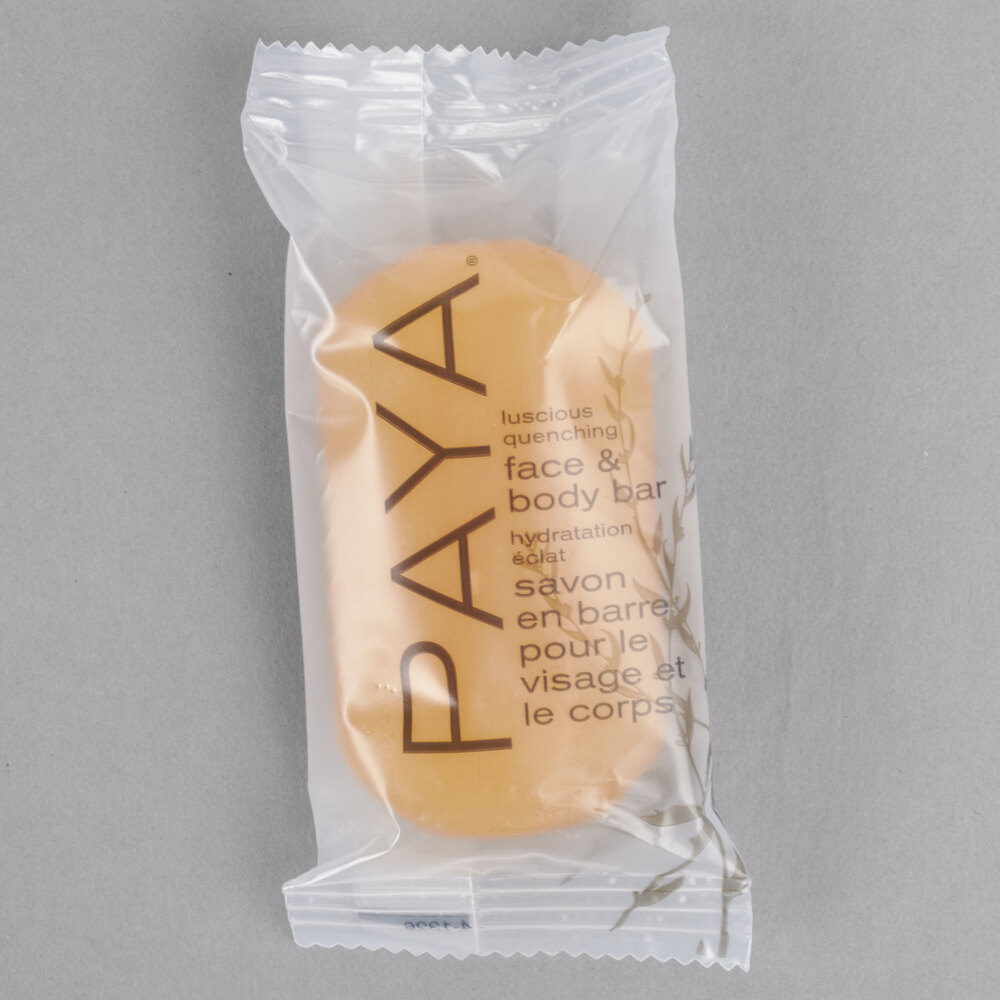 PAYA Orange and Papaya Translucent Face and Body Bar Soap 1.25 oz ...