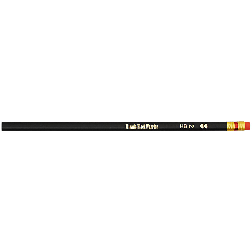 Paper Mate 2254 Mirado Woodcase Matte Black Barrel HB #2 Pencil - 12/Pack