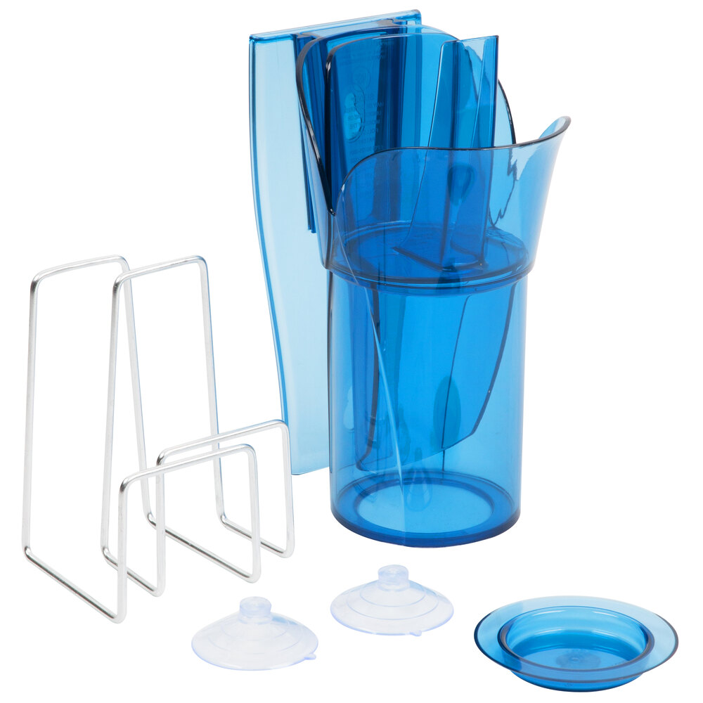 San Jamar SI7000 Saf-T-Ice Ice Scoop Holder with 12-16 oz. Ice Scoop