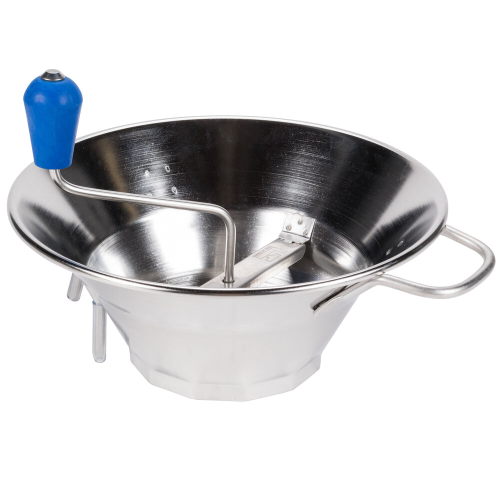 Tellier Stainless Steel Food Mill: Shop WebstaurantStore