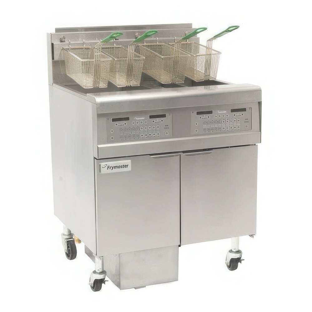 Frymaster FPGL230-2RCA Natural Gas Floor Fryer with Full Left Frypot ...