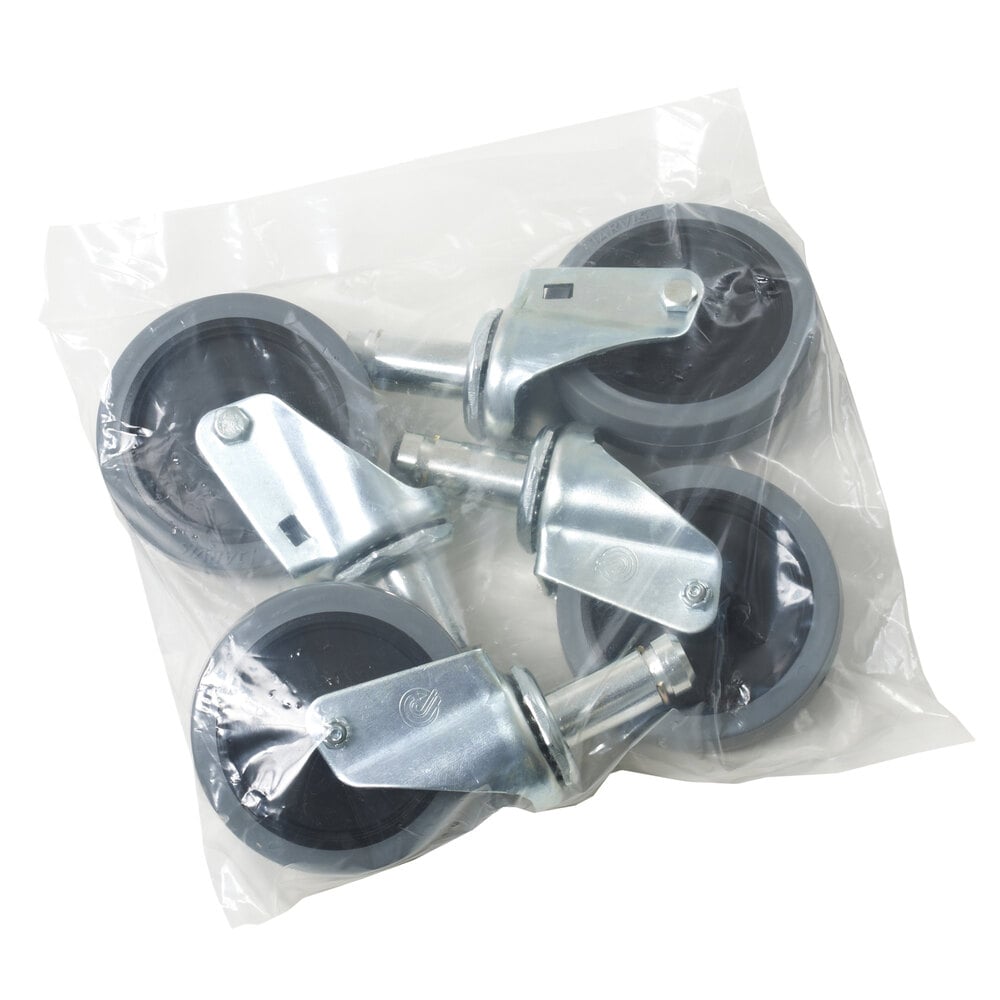 Metro myCart RPBC4M-4 Utility Cart 4" Swivel Caster - 4/Pack
