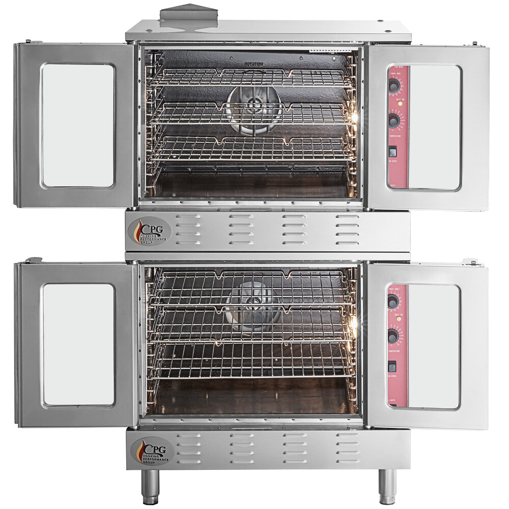 Cooking Performance Group FGC-200-NK Double Deck Standard Depth Full ...